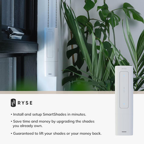 RYSE SmartShade + BatteryPack for Wire Free Experience