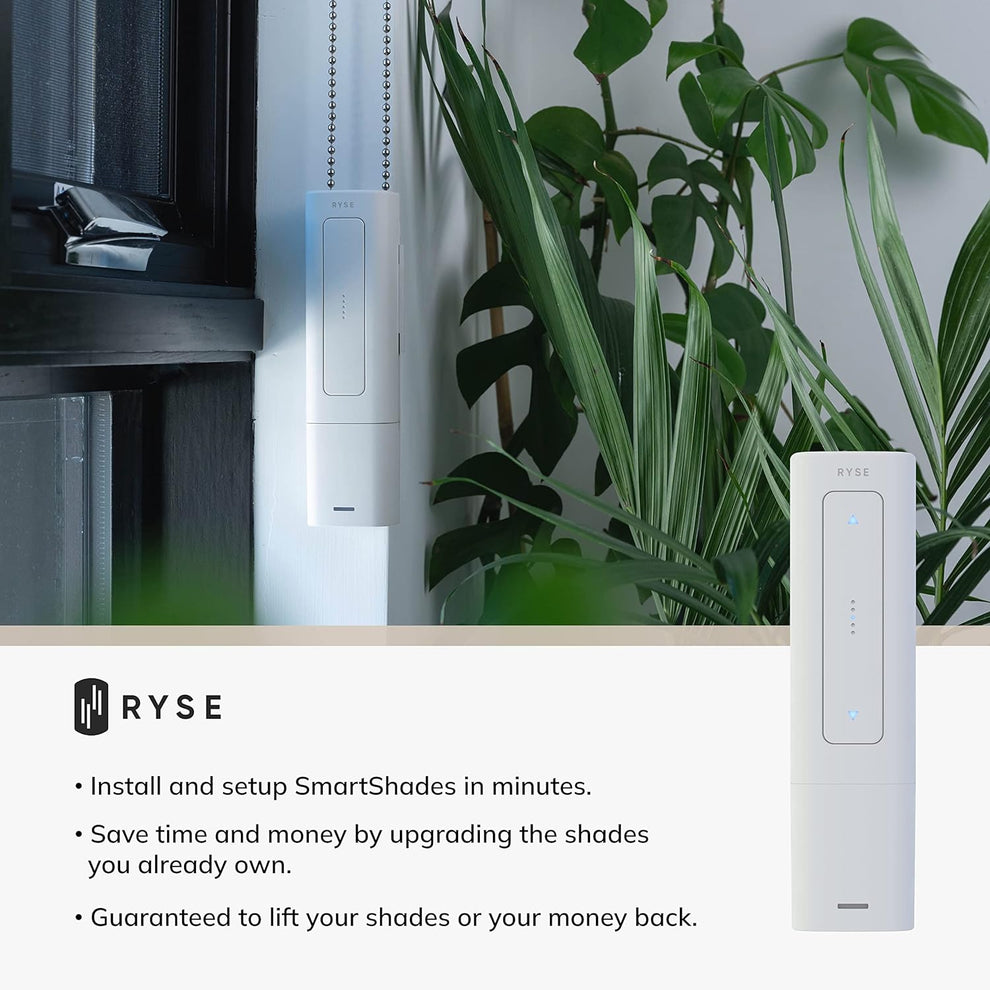RYSE SmartShade + BatteryPack for Wire Free Experience